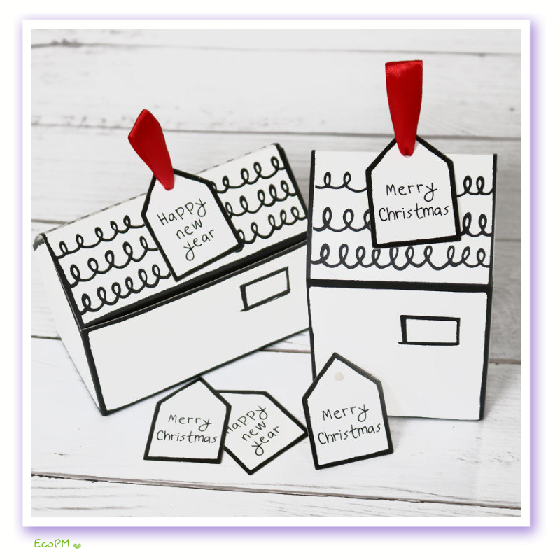 Festive Greetings Favor Boxes (20 Pcs)
