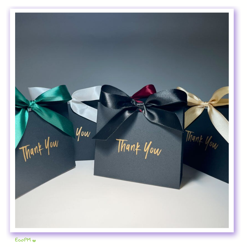 Chic Appreciation Gift Boxes with Satin Ribbons - Ideal for Celebratory ...